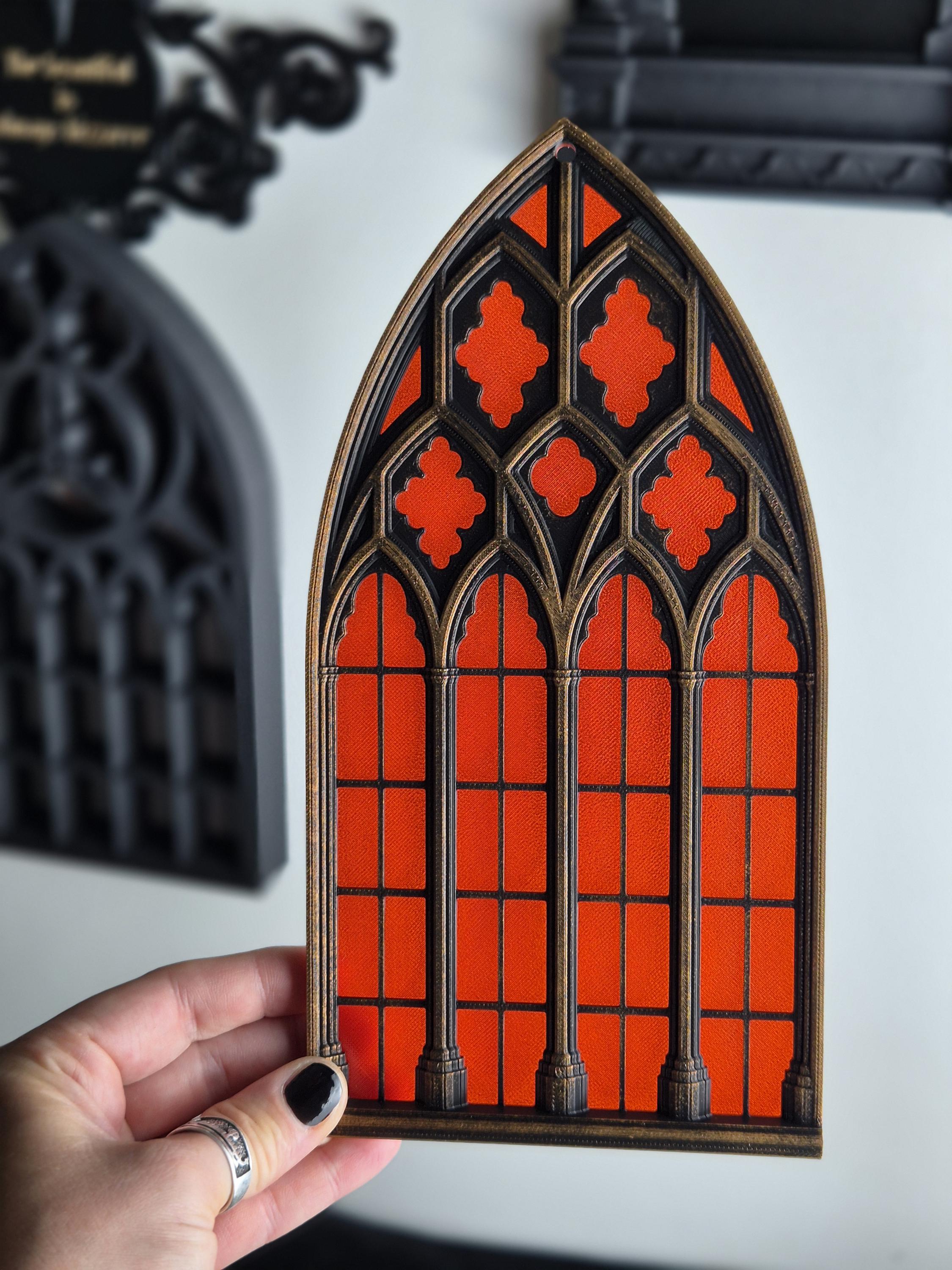 Gothic Window "santa Sangre" – 3D Printed Cathedral Arch, Medieval ...