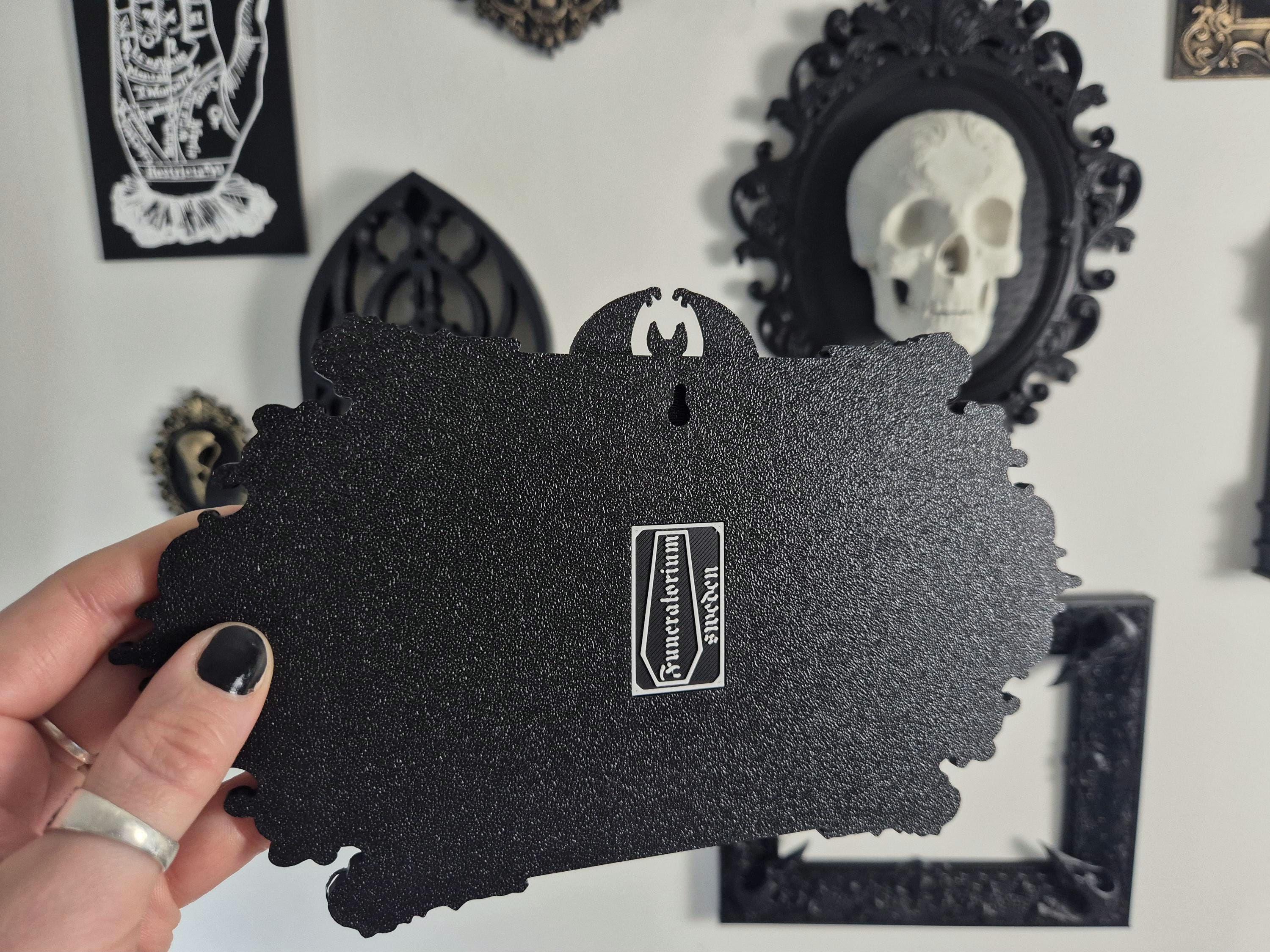 Gothic Wall Art Vampire Plaque | Victorian Gothic Home Decor | 3D ...
