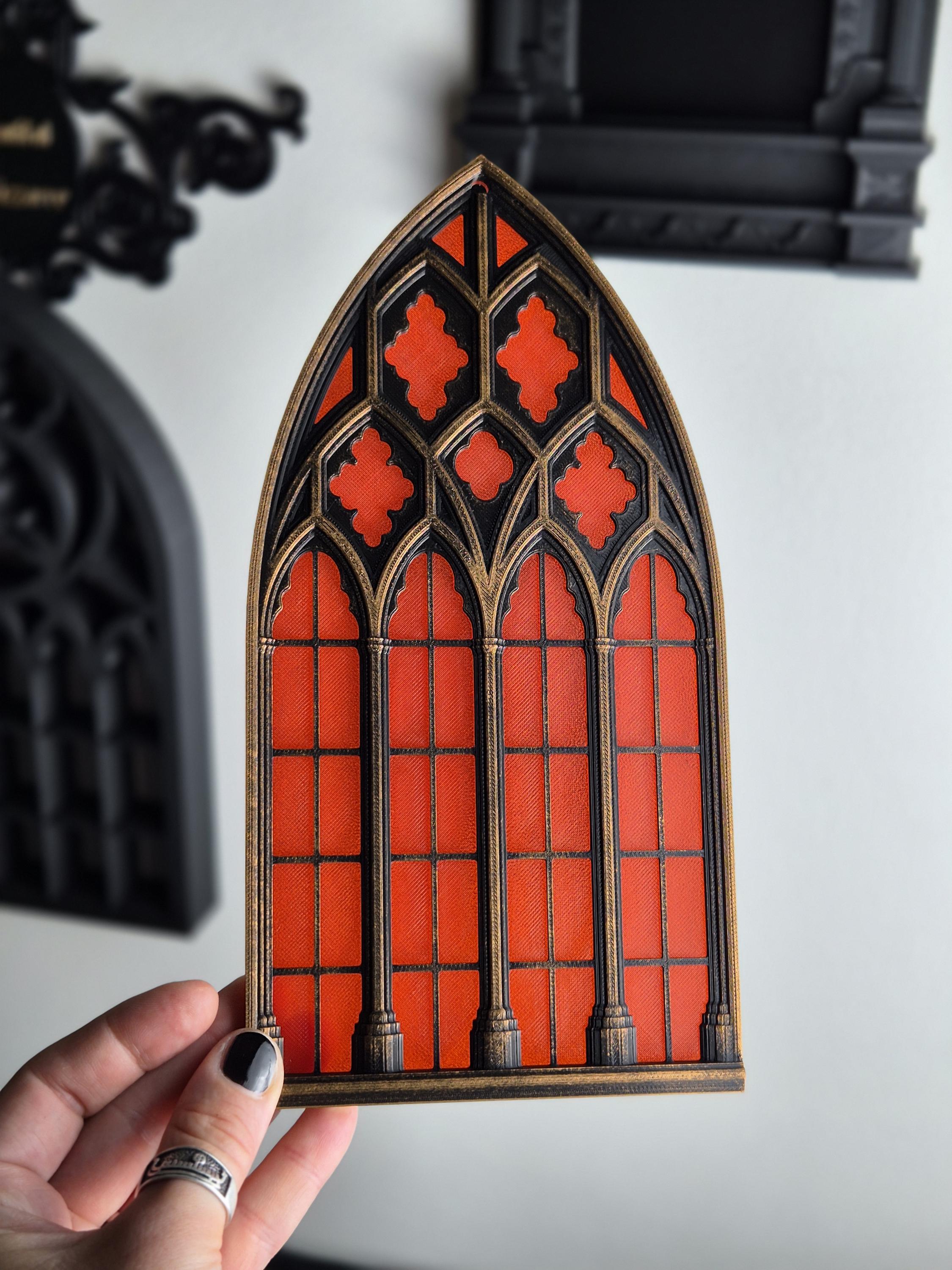 Gothic Window "santa Sangre" – 3D Printed Cathedral Arch, Medieval ...