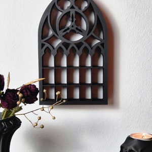 Gothic Shelf for Wall Decoration, Crystals Display, Gothic Jewelry ...