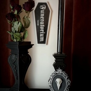 Gothic Victorian Raven Skull Frame louis - Etsy