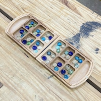 Monogrammed Folding Mancala Game Set - Etsy