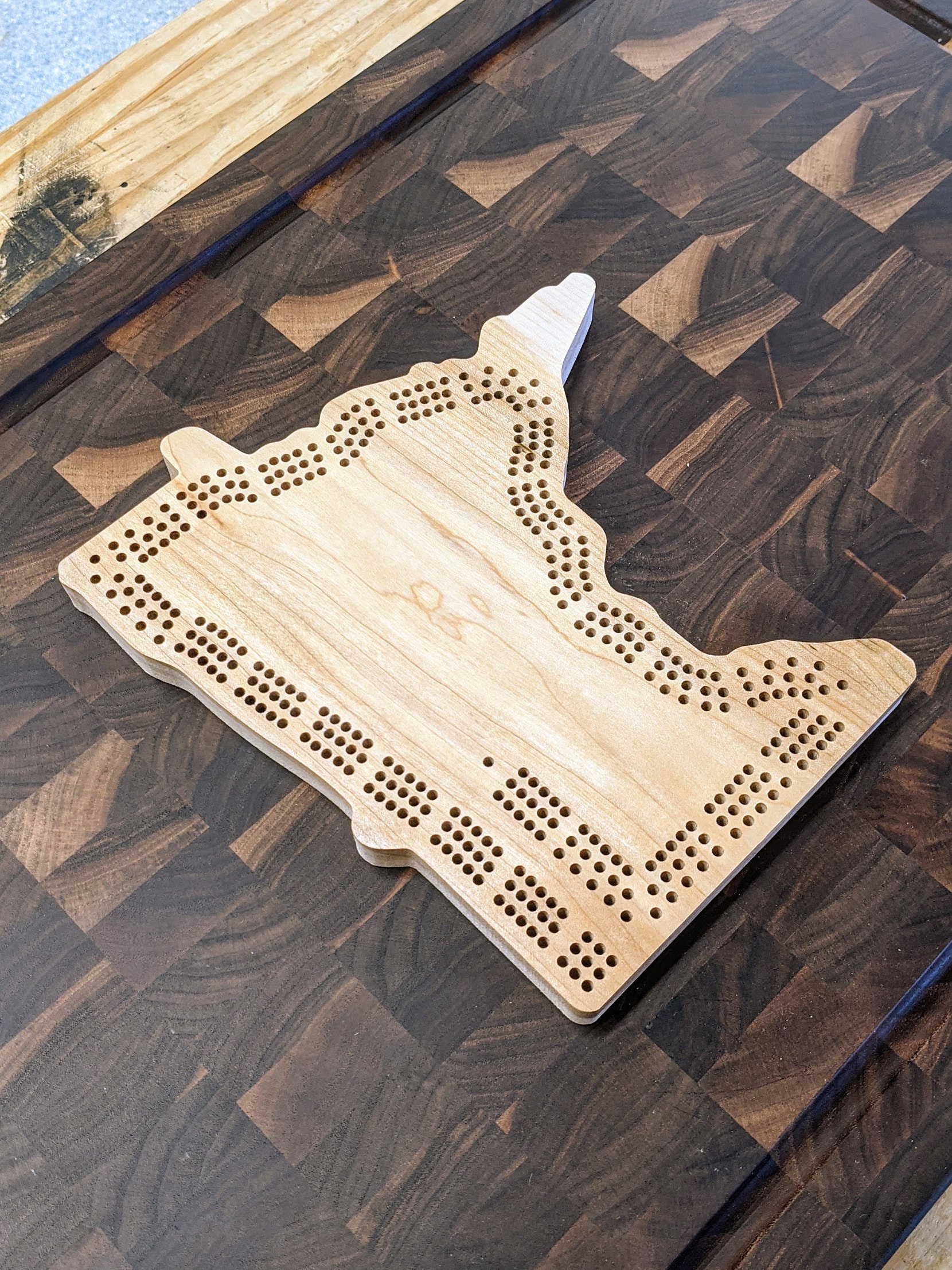 Minnesota State MN Cribbage Board, Includes Pegs - Etsy