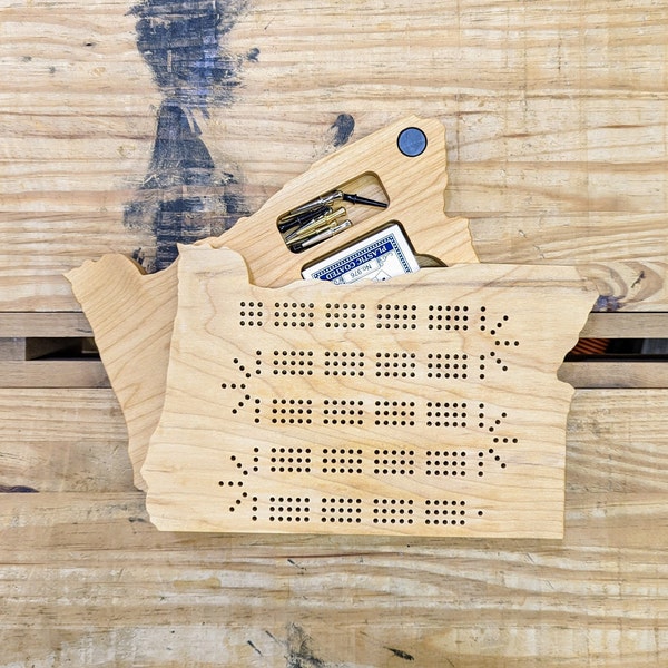 Cribbage Board Svg - Etsy