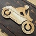 Customizable Motorcycle Cribbage Board Cruiser Custom Style - Pegs ...