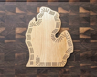 Cribbage Board Michigan - Etsy