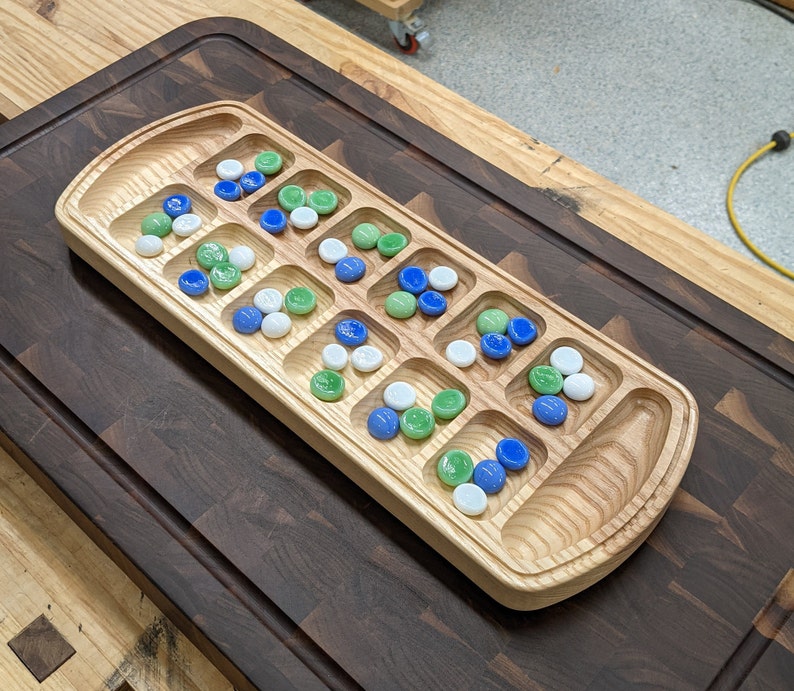 Mancala Board Made From Urban Reclaimed Lumber, Stones Included ...