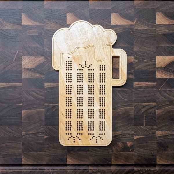 Beer Cribbage Board - Etsy