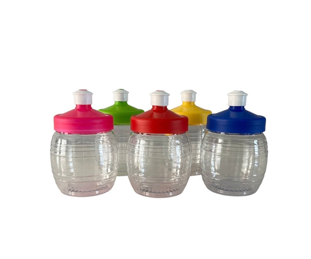 Mini Vitroleros 10 Ounces Different Colors Push Cap 4.5" Mexican Party ...