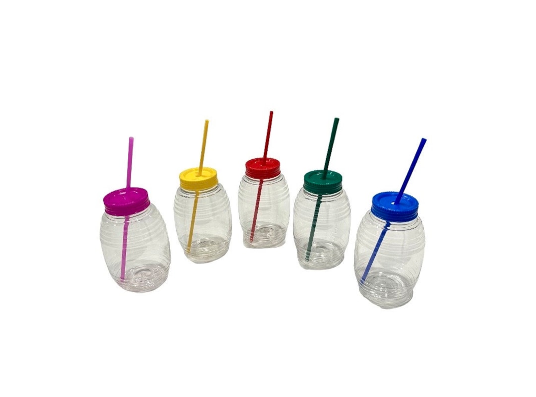 Vitroleros Cups 32 Ounces - 5 Different Color Caps - 32 Ounces Mexican ...