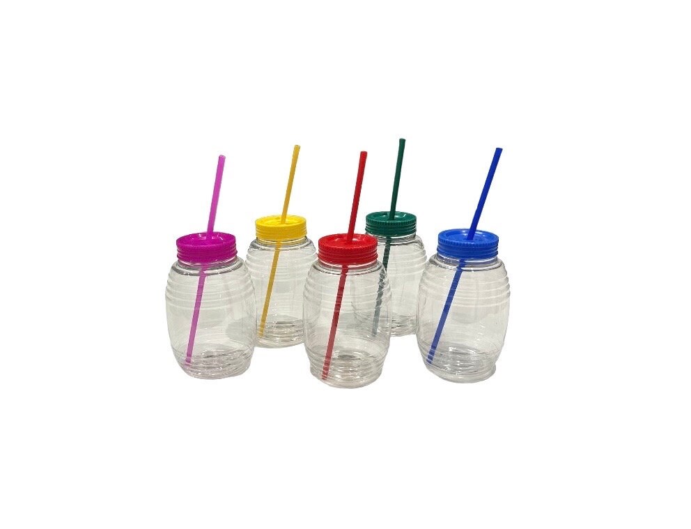 Vitroleros Cups 32 Ounces - 5 Different Color Caps - 32 Ounces Mexican ...