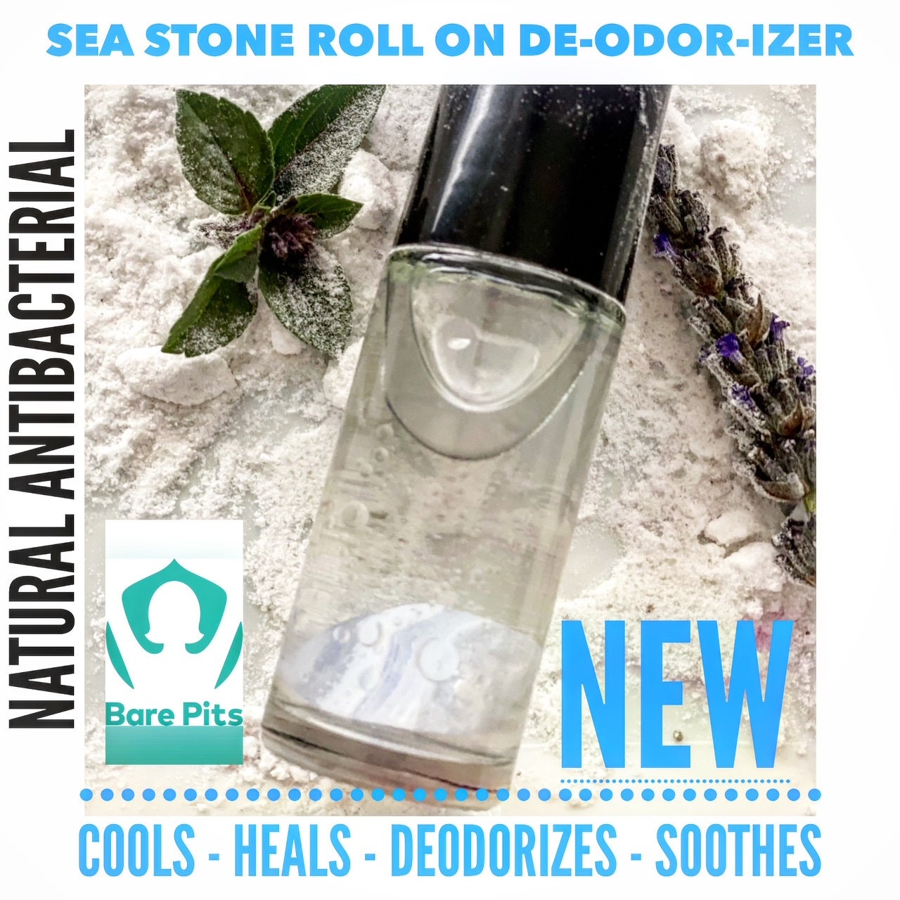 Aloe Sea + Stone Roll on DE-ODOR-IZER Hocl Natural Deodorant - Etsy