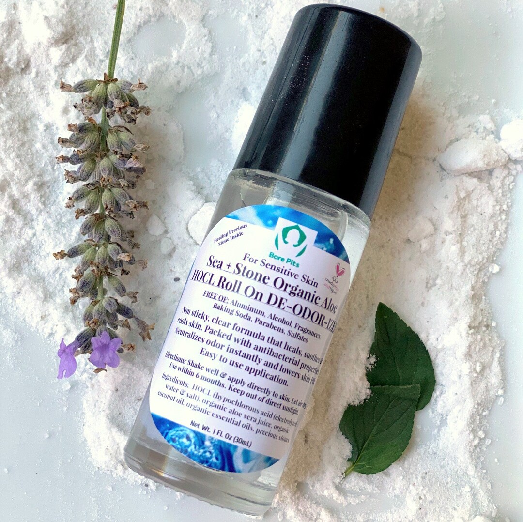 Aloe Sea + Stone Roll on DE-ODOR-IZER Hocl Natural Deodorant - Etsy