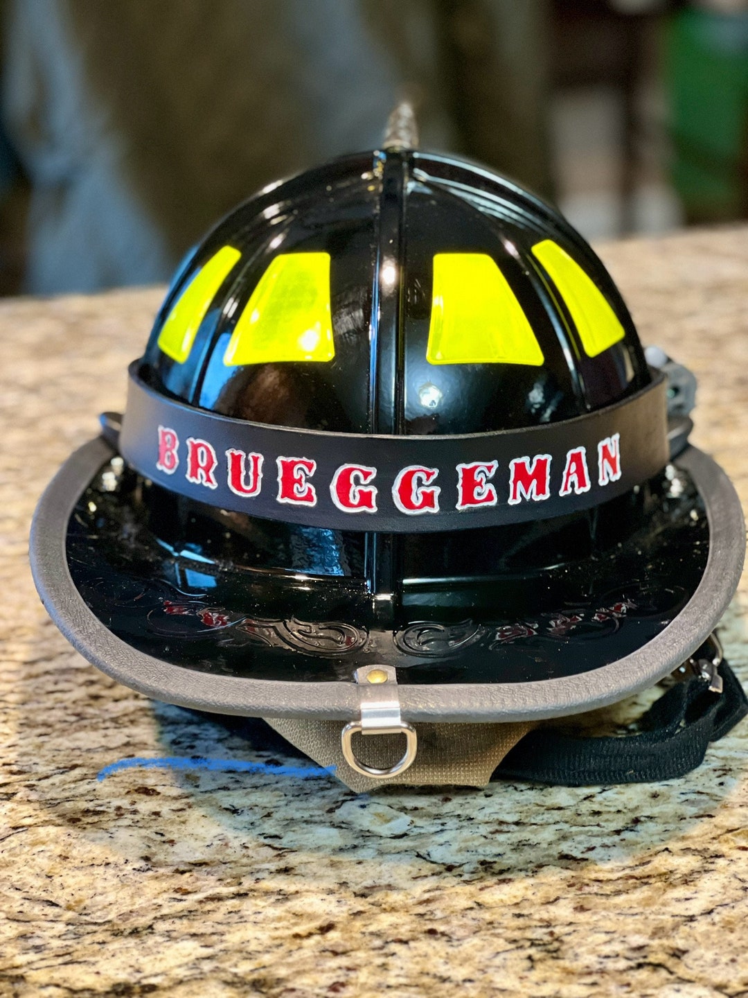 Firefighter Helmet Name Band - Etsy