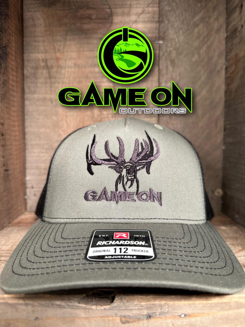 THE BUGLER Game on Bugling Bull Elk Hat. Available in Three Options - Etsy