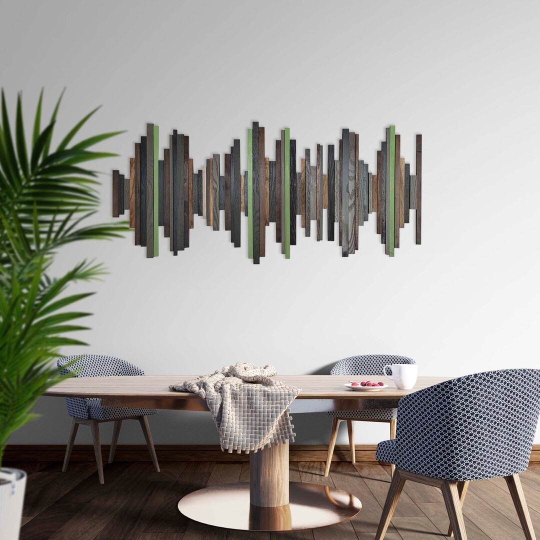 Soundwave Art, Modern Art Sculpture, Wood Wall Decor , 3D Wall Art - Etsy