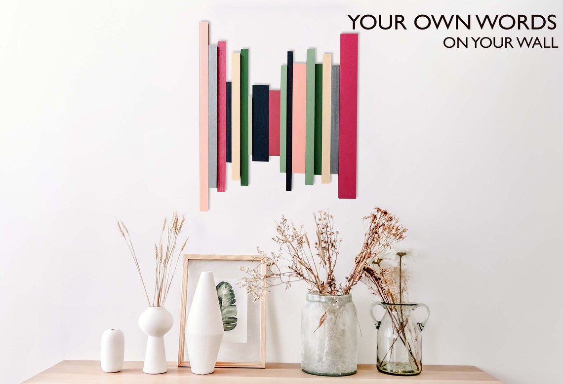 Soundwave Art, Modern Art Sculpture, Wood Wall Decor - Etsy