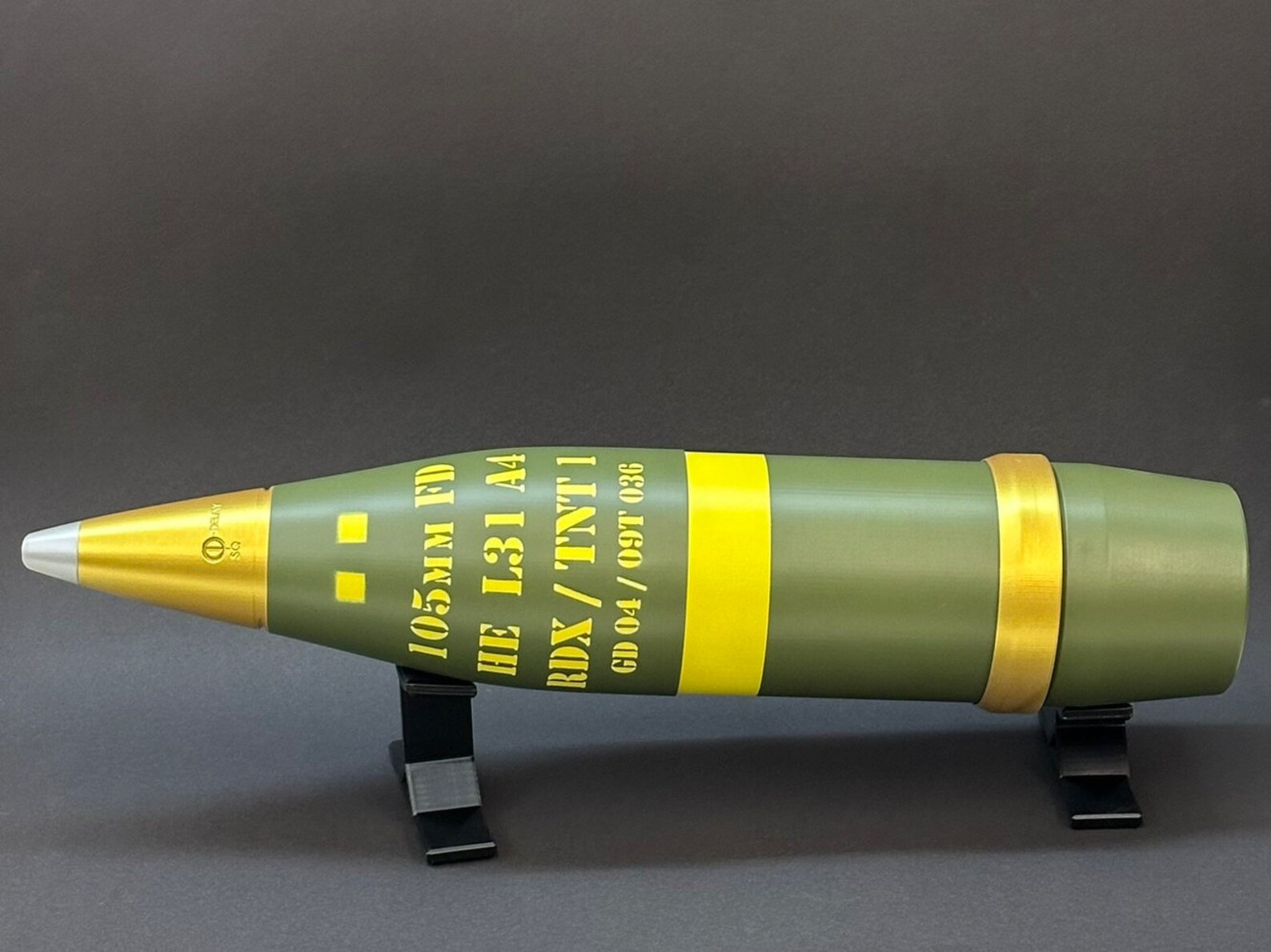 Fake Plastic 3D Printed 105mm Howitzer Round With Case Mezeriinii - Etsy