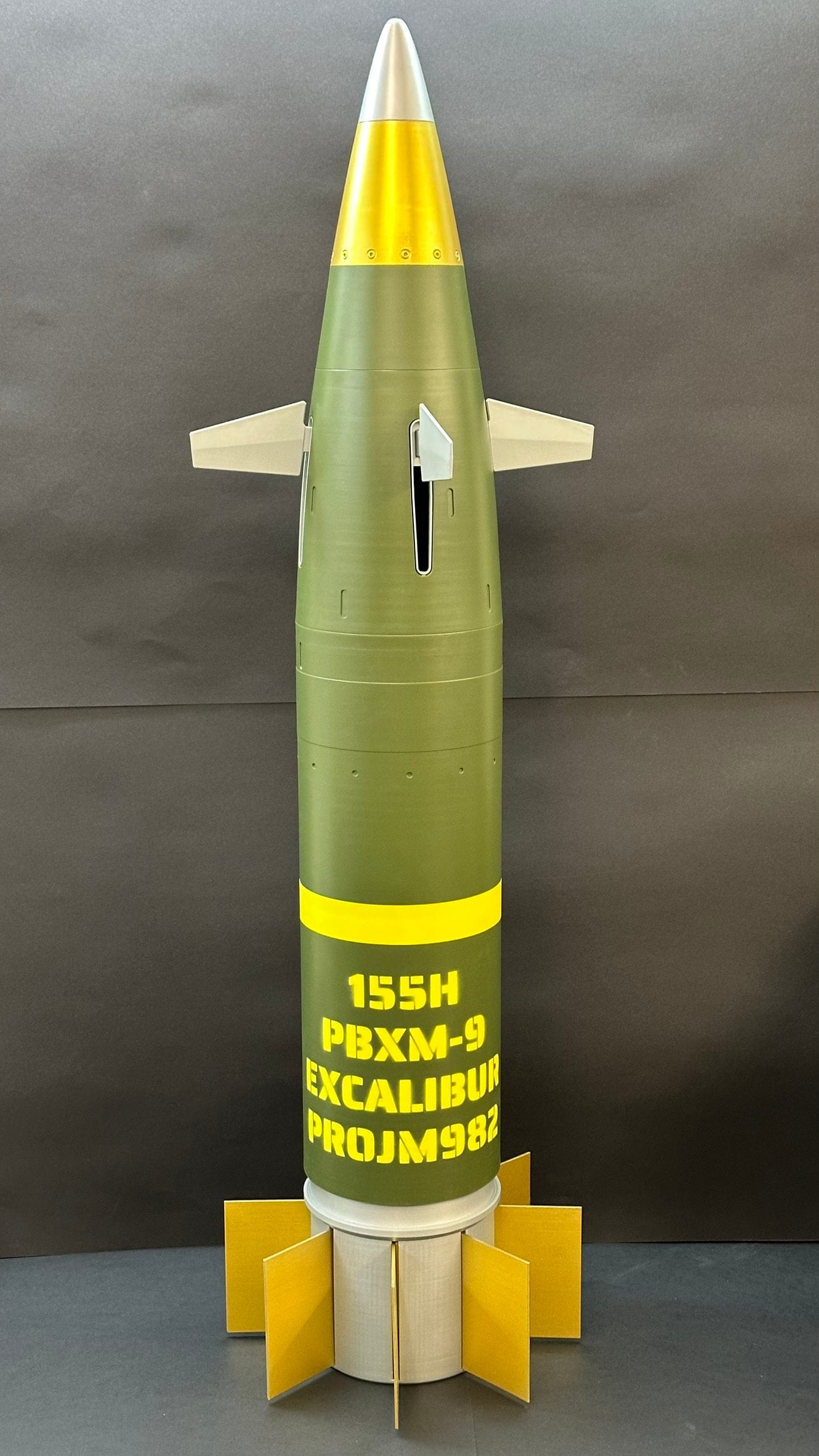 Fake 3D Printed Plastic Inert 155mm M982 Excalibur Shell Round Howitzer - Etsy