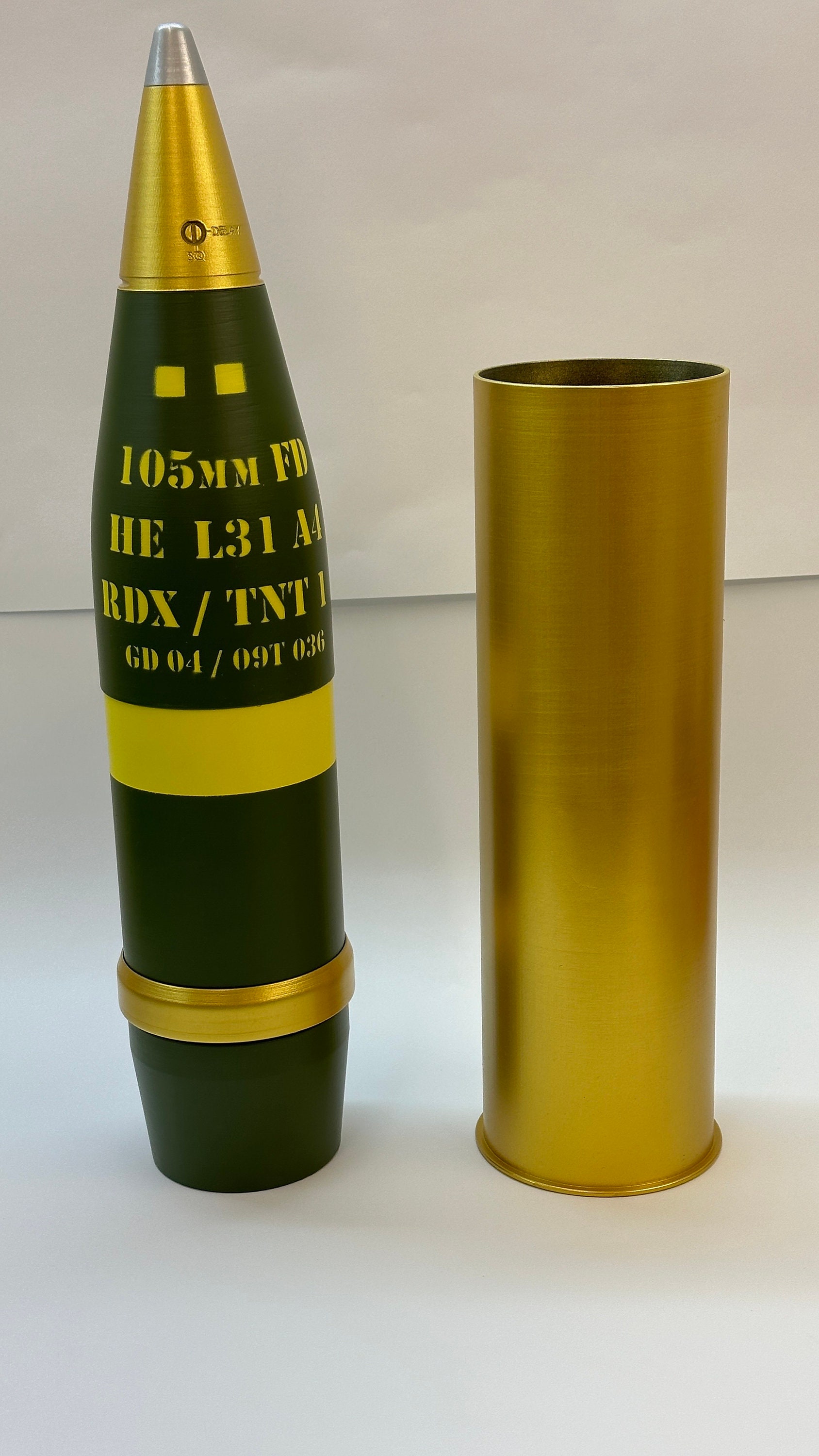 Fake Plastic 3D Printed 105mm Howitzer Round With Case - Etsy Australia