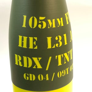 Fake Plastic 3D Printed 105mm Howitzer Round With Case Mezeriinii - Etsy
