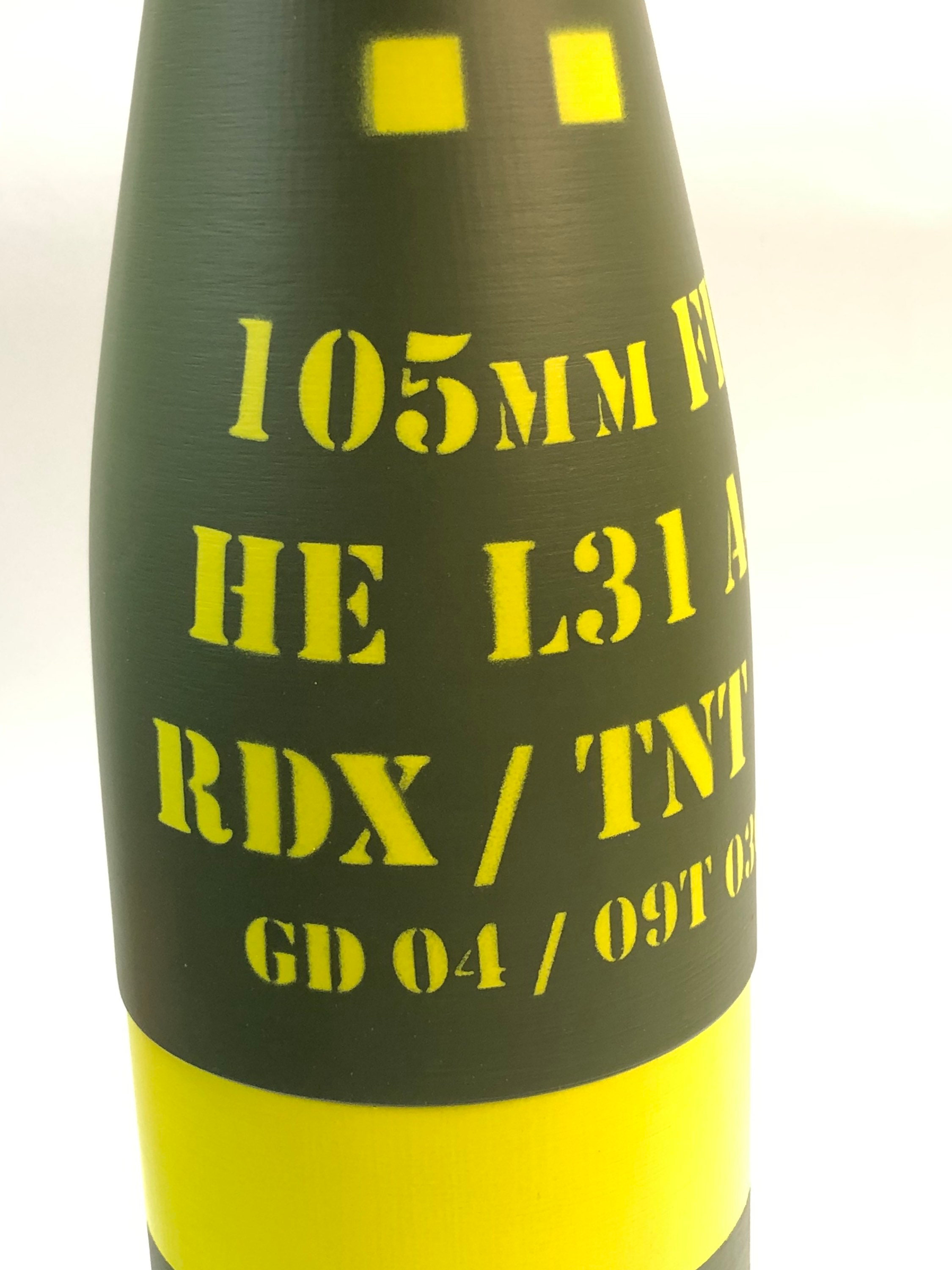 Fake Plastic 3D Printed 105mm Howitzer Round With Case Mezeriinii - Etsy