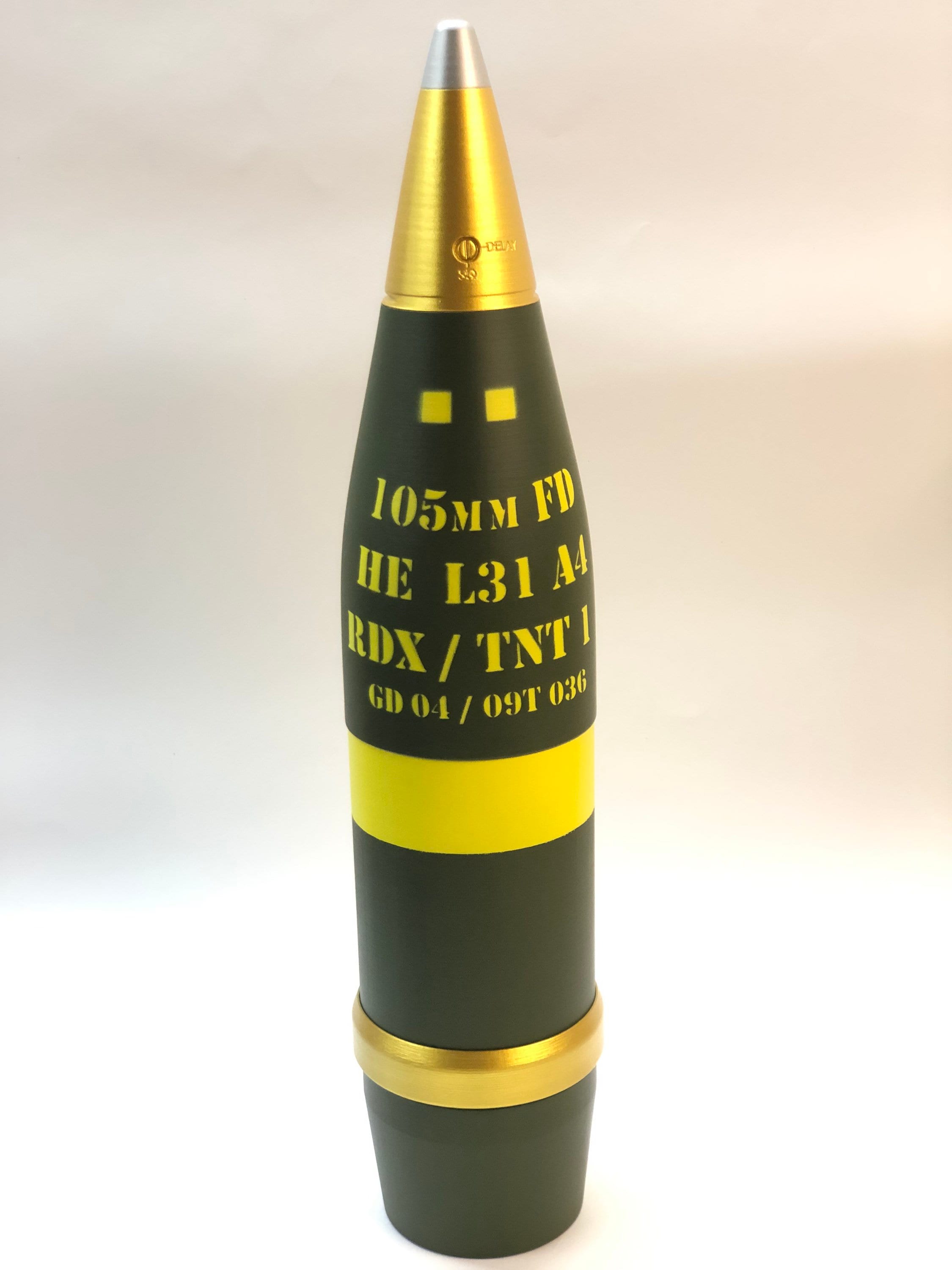 Fake Plastic 3D Printed 105mm Howitzer Round With Case Mezeriinii - Etsy
