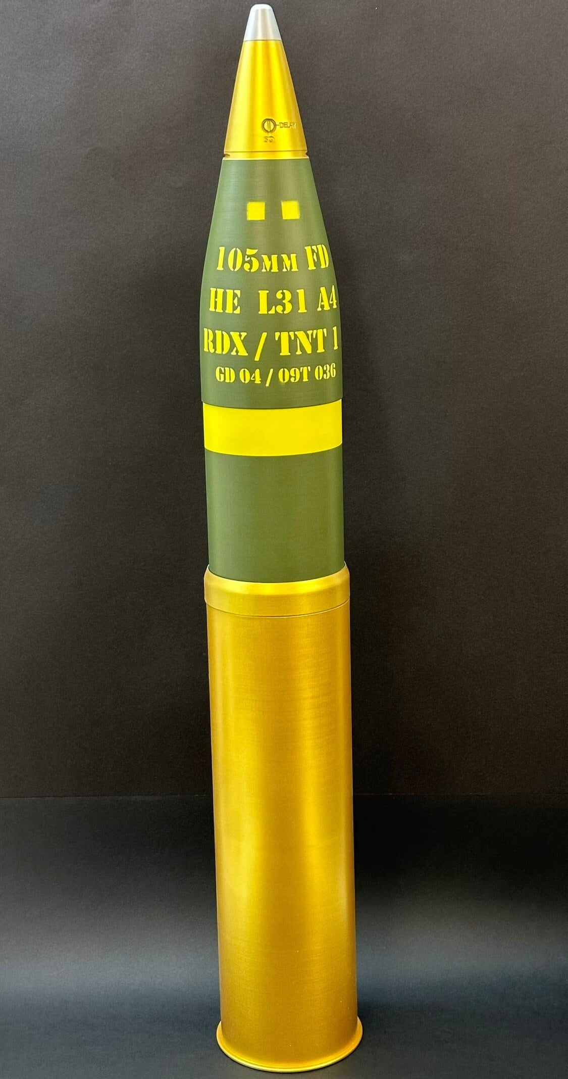 Fake Plastic 3D Printed 105mm Howitzer Round With Case Mezeriinii - Etsy