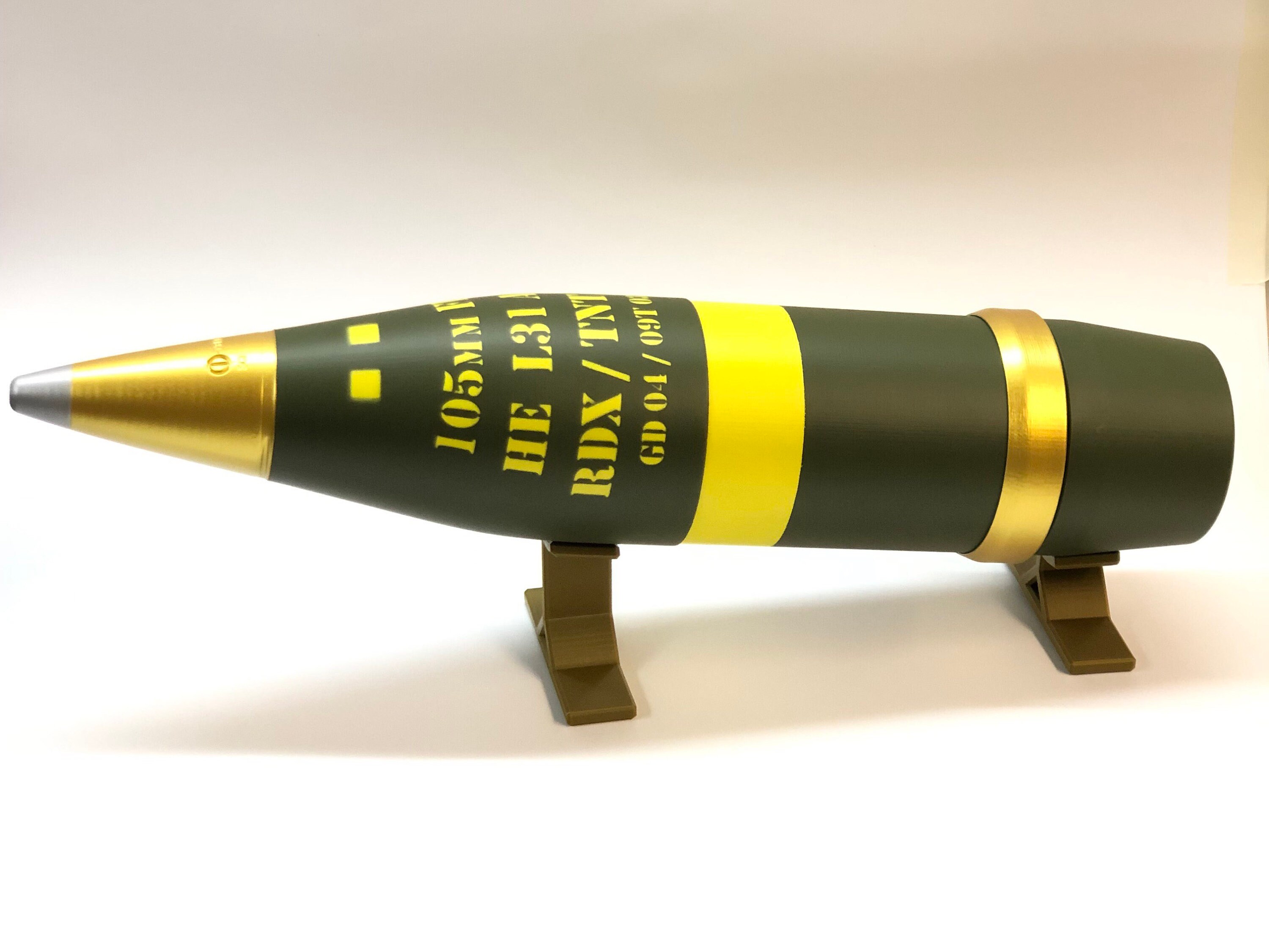 Fake Plastic 3D Printed 105mm Howitzer Round With Case - Etsy