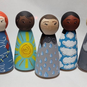 Weather Dolls/ Montessori Peg Dolls/ Weather Set/ Learning Resources ...