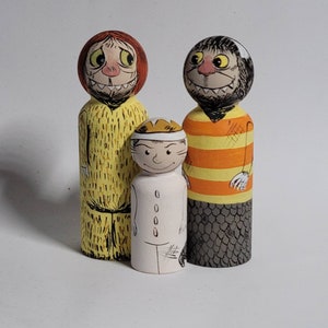 Max and the Wild Things Peg Dolls , Where the Wild Things Are, Wild ...