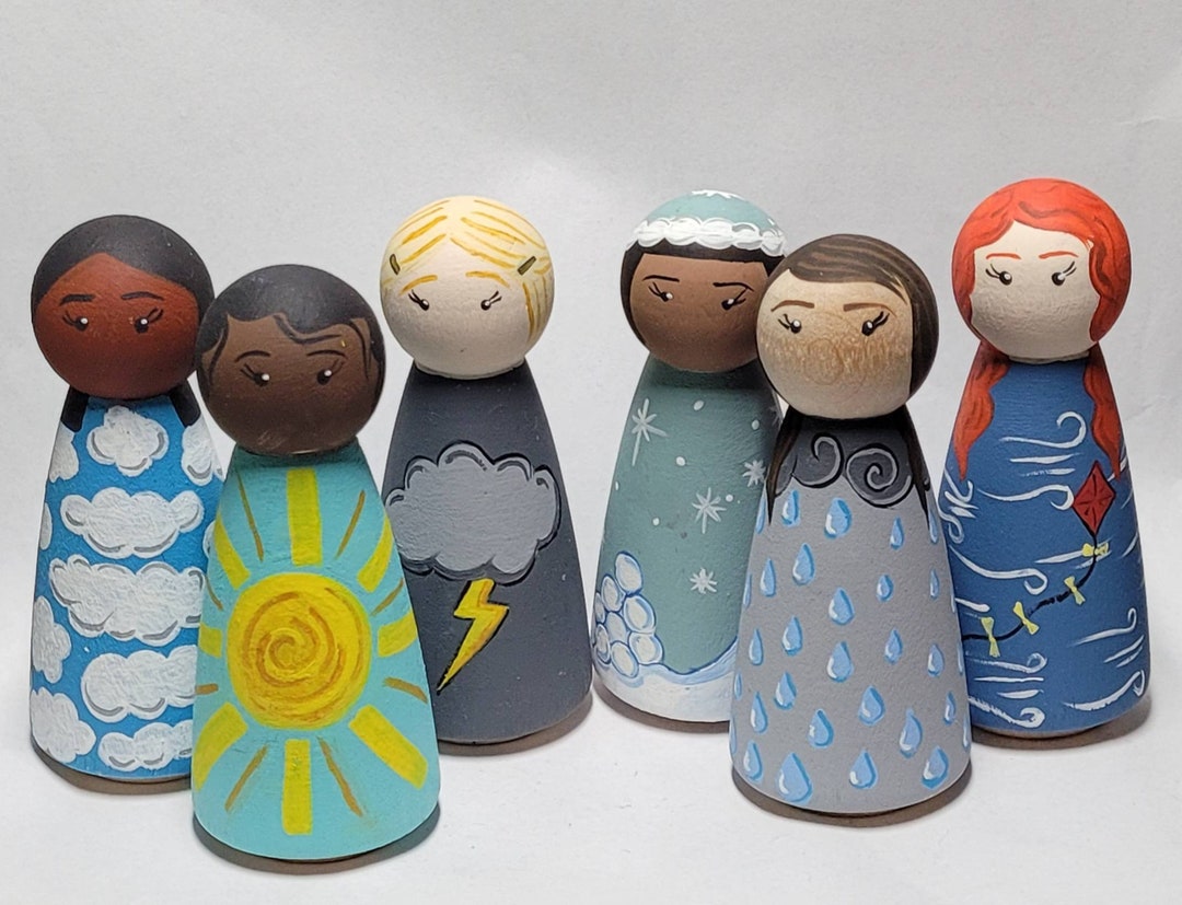 Weather Dolls/ Montessori Peg Dolls/ Weather Set/ Learning Resources ...