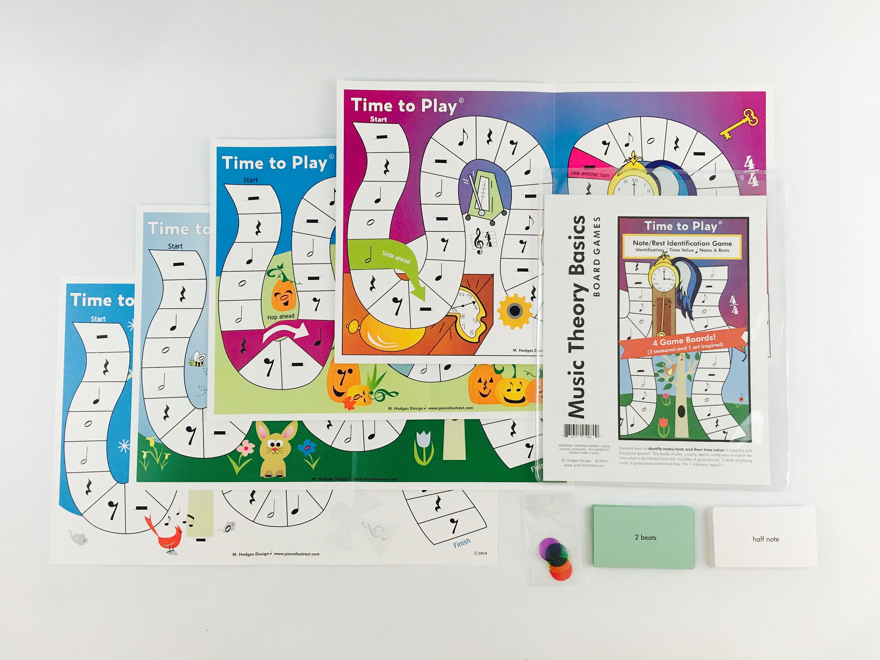 Music Theory Boardgame 4-pack: Fun Games for | Etsy