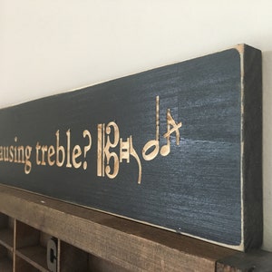 Causing Treble?! Whimsical Wooden Music Signs for Music Teachers and ...