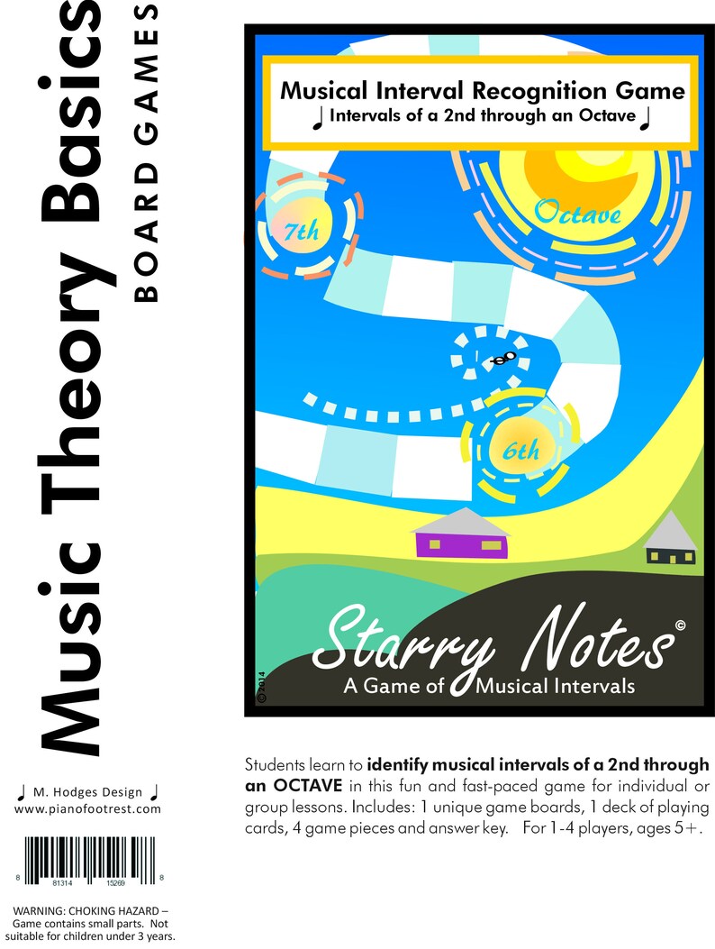 Learn Interval Recognition of a 2nd-octave With Starry Note Music ...