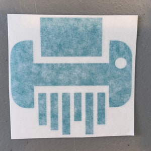 Paper Shredder Vinyl Decal Sticker | Shredder Symbol Decal | Shredder ...