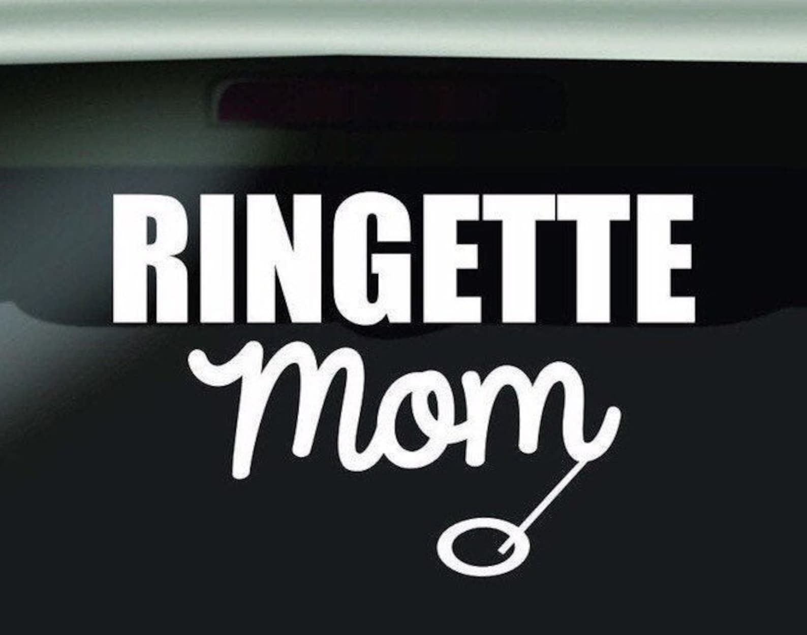 Ringette Mom Bumper Sticker | Ringette Car Decal | Ringette Mom Sticker ...