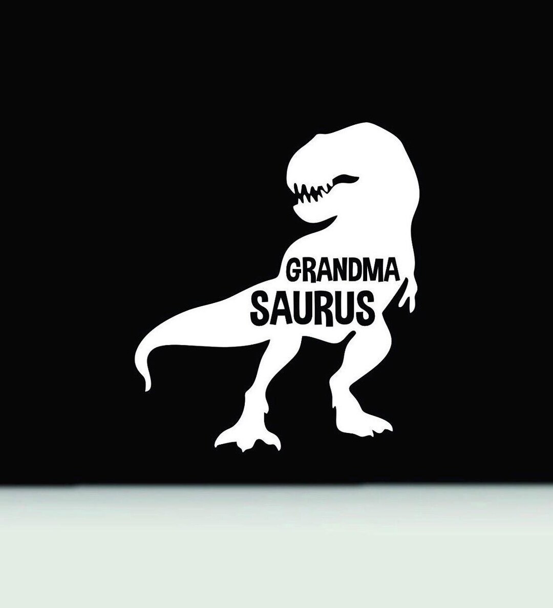 Grandmasaurus Vinyl Decal | Grandma Bumper Sticker | Grandma Dinosaur ...