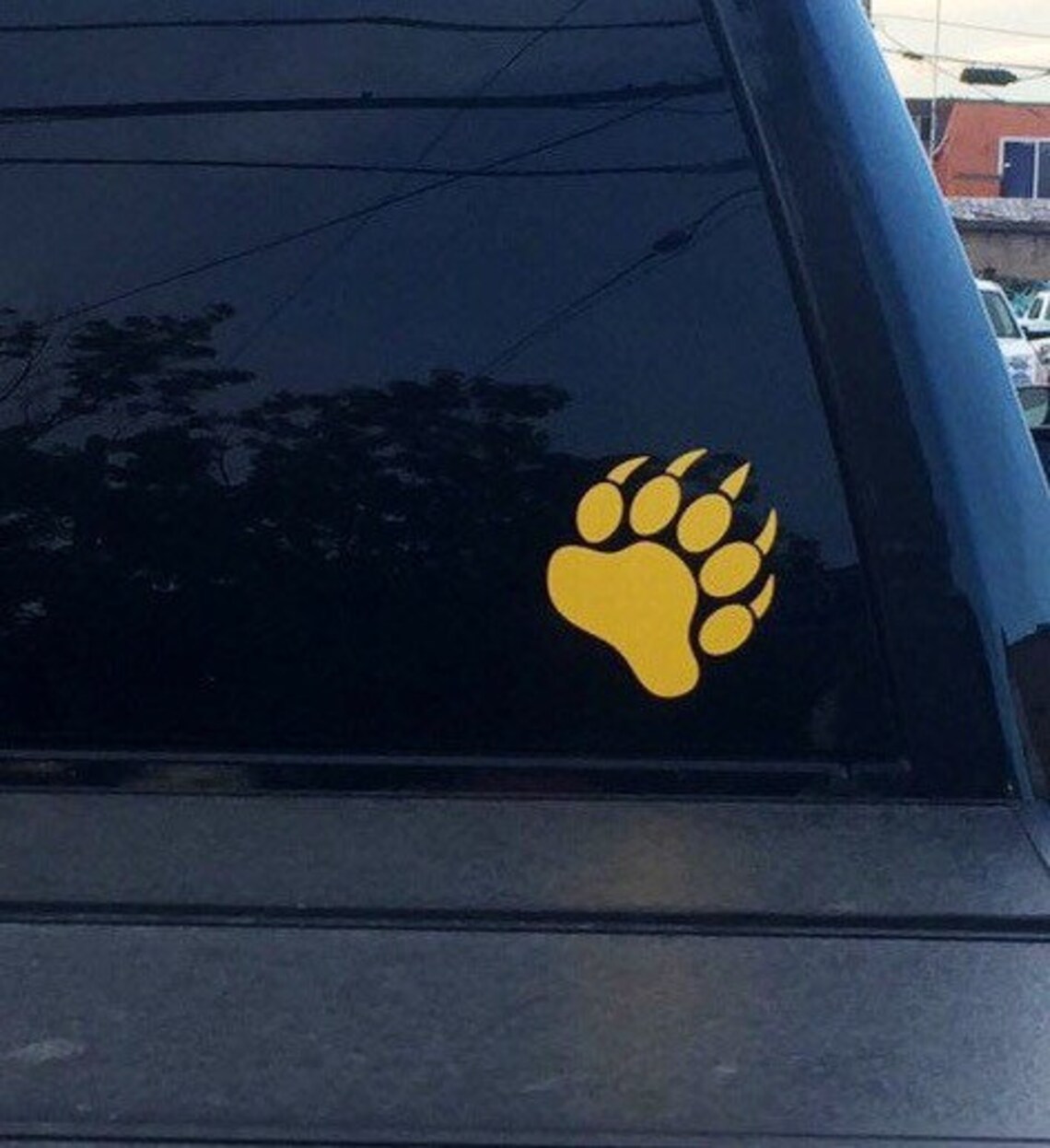 Bear Claw Vinyl Decal Bear Paw Sticker Bear Claw Bear - Etsy