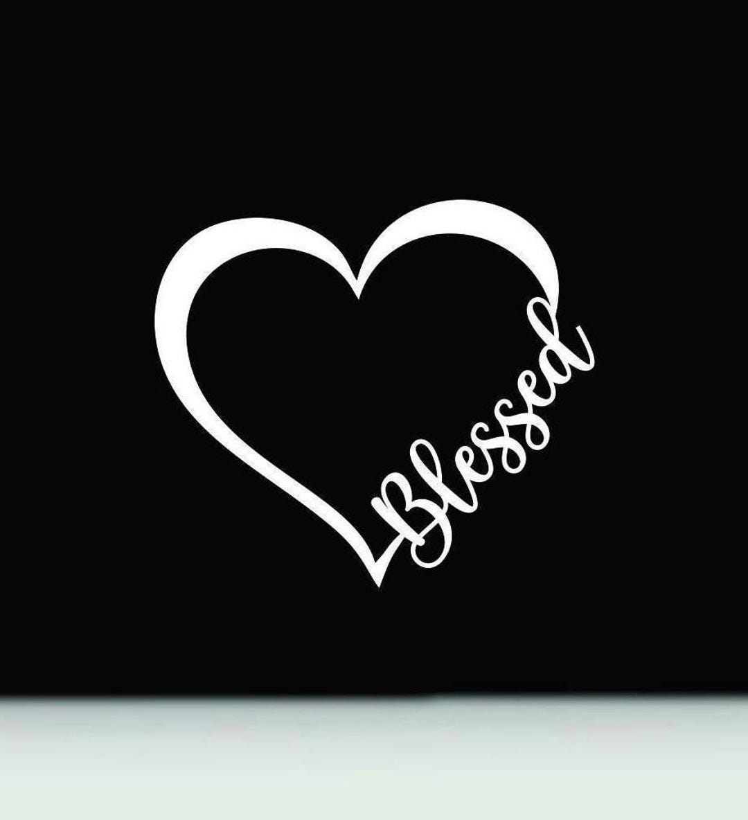 Blessed Car Decal | Blessed Bumper Sticker | Blessed Vinyl Decal ...