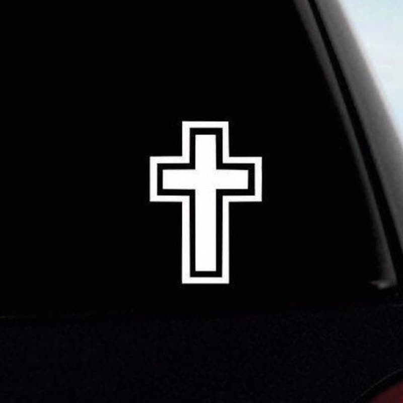 Cross Decal - Etsy