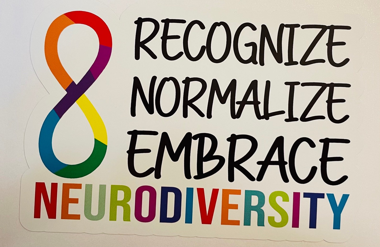 Embrace Neurodiversity bumper sticker embrace neurodiversity | Etsy