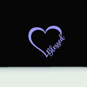 Blessed Car Decal | Blessed Bumper Sticker | Blessed Vinyl Decal ...