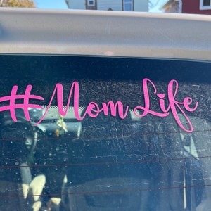 Mom Life Bumper Sticker Mom Life Sticker Momlife Vinyl Decal Mom Car ...