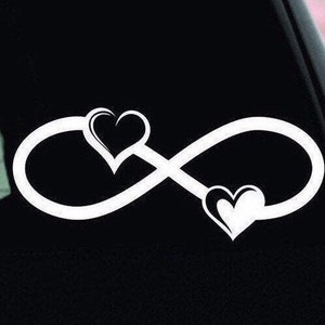 Infinity Symbol Vinyl Decal | Infinity Car Decal | Infinity Symbol ...