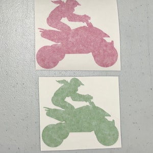 ATV Vinyl Decal | Atv Vinyl Sticker | Ladies Four Wheeler Vinyl Decal ...