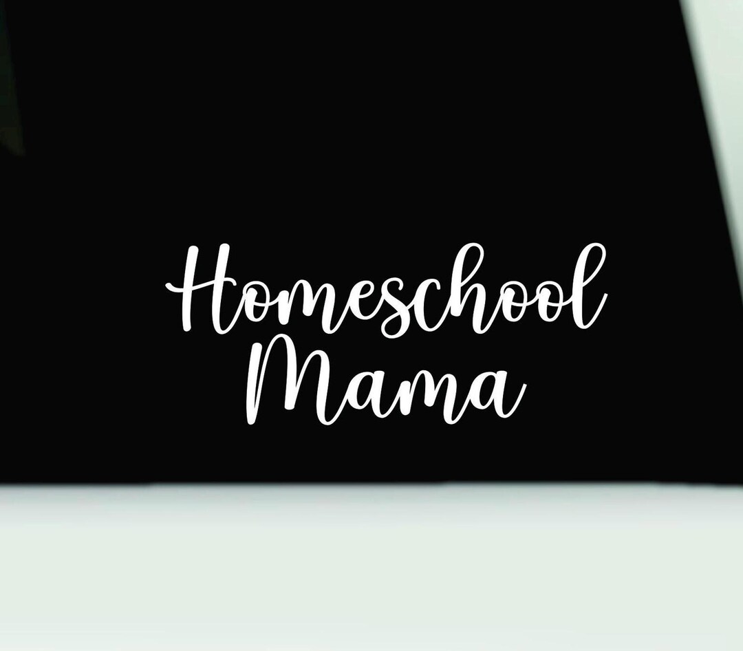 Homeschool Mama Vinyl Decal | Car Bumper Sticker - Etsy