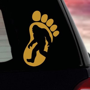 Bigfoot Bumper Sticker Bigfoot Car Truck Decal Yeti Vinyl | Etsy
