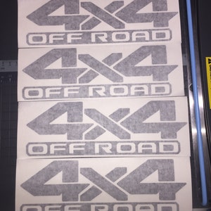 4x4 Bumper Sticker 4x4 Truck Sticker 4x4 Truck Decal 4x4 Vinyl Decal ...