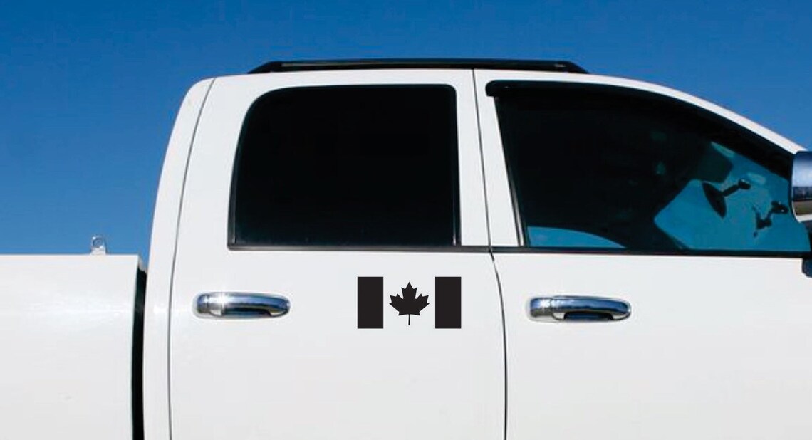 Canada Flag Vinyl Decal Sticker Canada Flag Symbol | Etsy